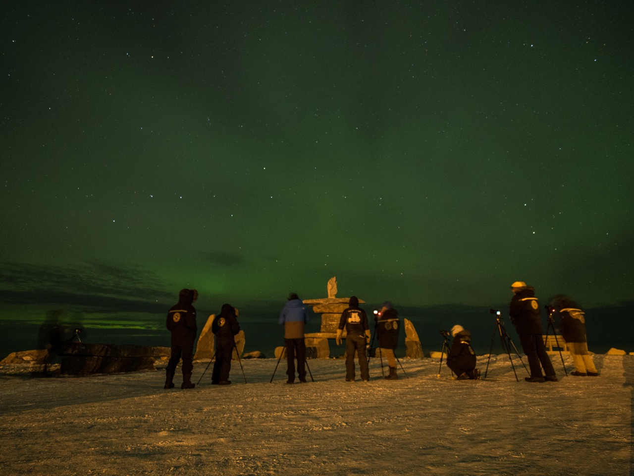 Aurora Borealis Shines in Churchill Sky - Churchill Polar Bears