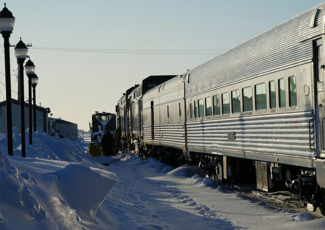 Train Finally Arrives in Churchill | Churchill Polar Bears